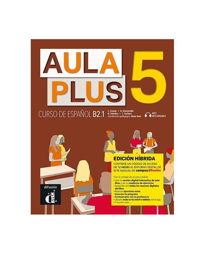 Difusión Tienda | Aula Plus 5 - Edición híbrida - Libro del alumno